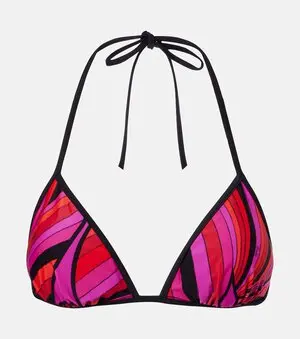Emilio Pucci Iride Bikini Top - Multicoloured