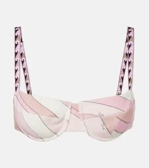 Emilio Pucci Iride Bikini Top - Pink