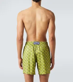 Vilebrequin Mahina Printed Swim Trunks - Green