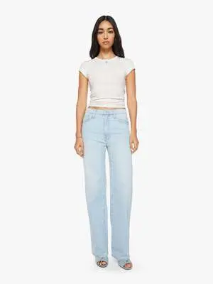 MOTHER The Dodger Sneak Jeans In Shaken Not Stirred - Blue