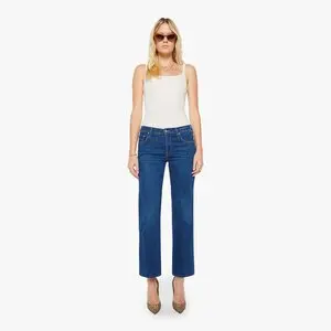 Mother Dark Wash Mid Rise Jeans