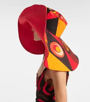 Emilio Pucci Reversible Cotton Hat