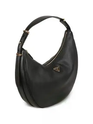 Prada Textured Shoulder Bag - Black