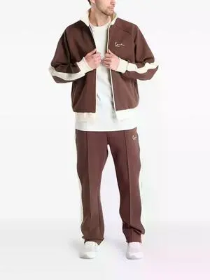 KARL KANI Striped Zip-up Sweatshirt