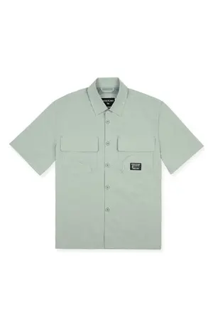 PAPER PLANES Utility Short Sleeve Button-up Shirt