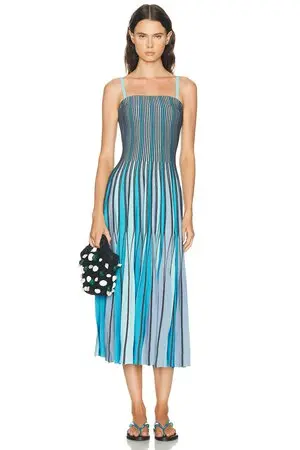 Simkhai Soleil Midi Dress In Blue