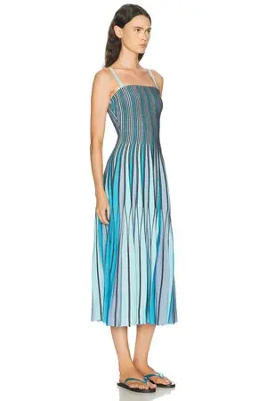 Simkhai Soleil Midi Dress In Blue