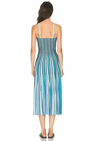 Simkhai Soleil Midi Dress In Blue
