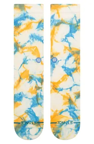 Stance Tie-dye Crew Socks - Mango