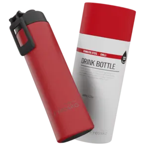 Fressko Move 660ml/22oz Drink Bottle Chilli - Red