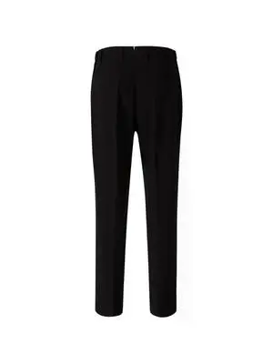 BERWICH Lucano Pressed-crease Trousers - Black