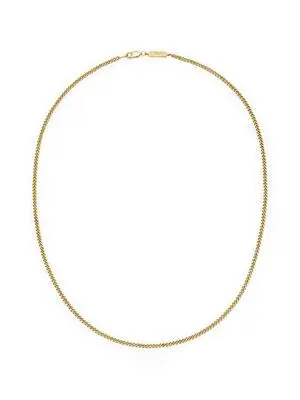 YOJ Tone Curb Chain Necklace - Gold