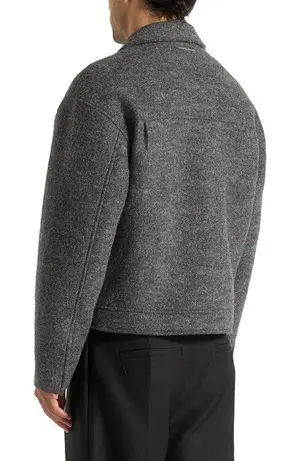 Manière De Voir Maniere De Voir Aurel Wool Jacket With Revere Collar