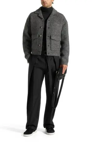 Manière De Voir Maniere De Voir Aurel Wool Jacket With Revere Collar