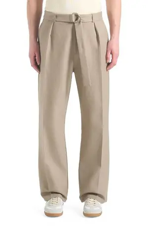 Maniere De Voir Belted Pants For Men
