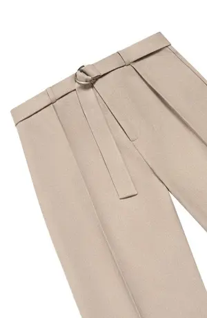 Manière De Voir Manìere De Voir Relaxed Fit Belted Tailored Trousers
