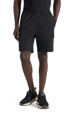 Manière De Voir Maniere De Voir Dimitri Technical Cargo Shorts - Black