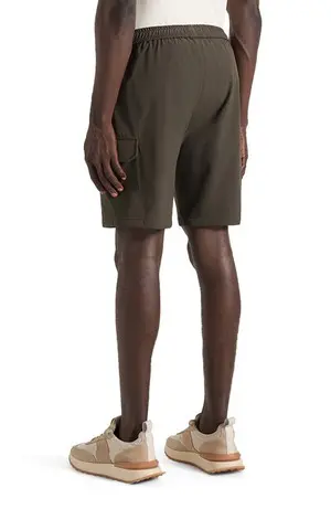 Manière De Voir Maniere De Voir Dimitri Technical Cargo Shorts - Olive