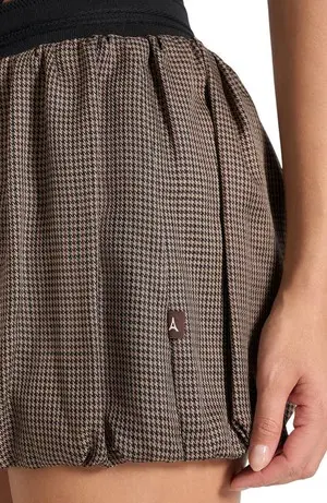 Manière De Voir Houndstooth Balloon Shorts