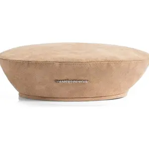 Manière De Voir Manier De Voir Suede Beret - Beige