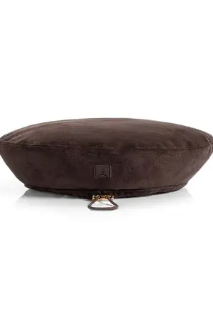 Manière De Voir Manier De Voir Suede Beret - Brown