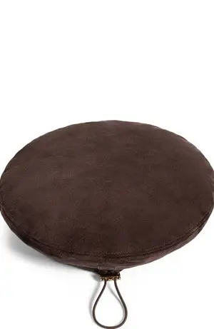 Manière De Voir Manier De Voir Suede Beret - Brown