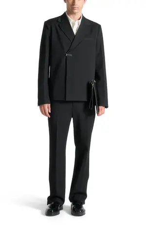Manière De Voir Tom Slim Fit Tailored Stretch Dress Shirt - Black