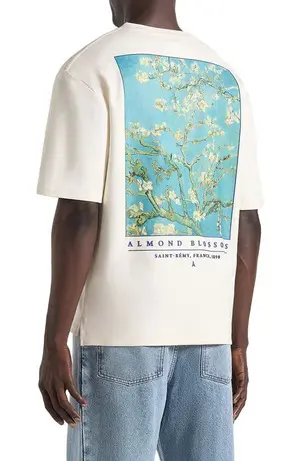 Manière De Voir Anders Almond Blossoms Cotton T-shirt