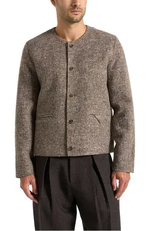 Manière De Voir Textured Bomber Cardigan