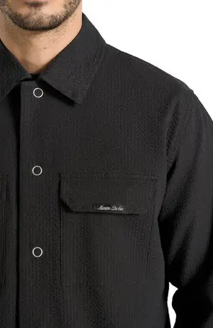 Manière De Voir Textured Cargo Jacket