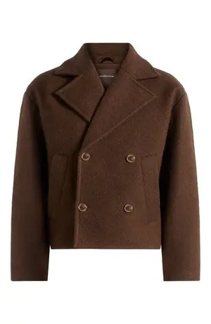 Manière De Voir Mika Double Breasted Wool Jacket