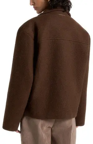 Manière De Voir Mika Double Breasted Wool Jacket