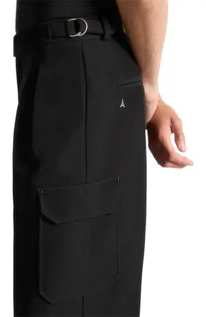 Manière De Voir Relaxed Fit Twill Pocket Trousers