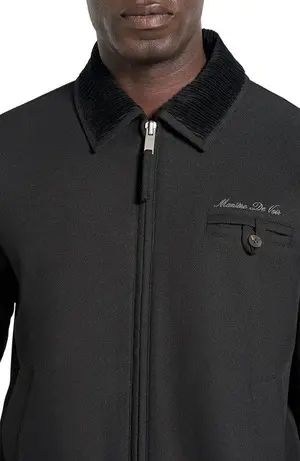 Manière De Voir Twill Signature Jacket - Black