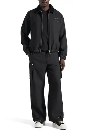 Manière De Voir Twill Signature Jacket - Black