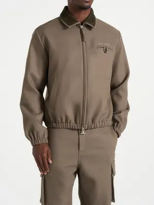 Manière De Voir Twill Signature Jacket - Olive