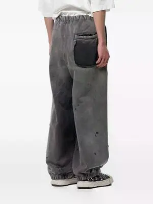 Mihara Yasuhiro Sun-faded-like Sweat Pants - Black