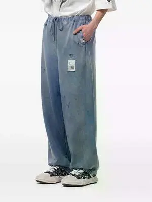 Mihara Yasuhiro Sun-faded-like Sweat Pants - Blue