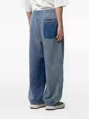 Mihara Yasuhiro Sun-faded-like Sweat Pants - Blue