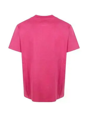 Moncler Embroidered Logo T-shirt - Pink