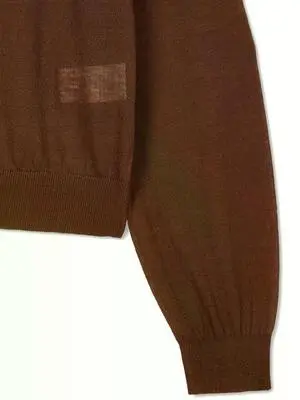 STUDIO TOMBOY Ribbed-trim Button-up Cardigan