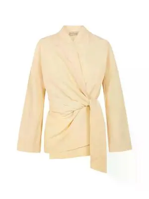 CORTANA Simona Tie-waist Jacket - Neutrals