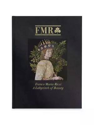 VENDOME Silk-hardcover Gold-detailed Book - Black