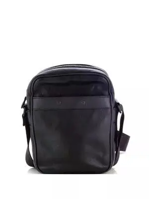 LOUIS VUITTON Monogram Shadow Leather Danube Pm Crossbody Bag - Black