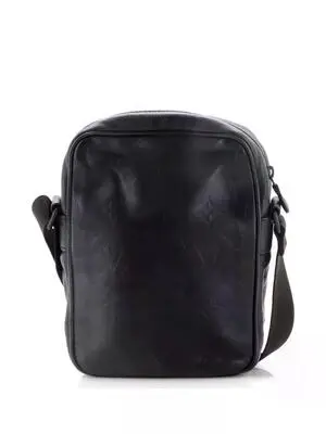 LOUIS VUITTON Monogram Shadow Leather Danube Pm Crossbody Bag - Black