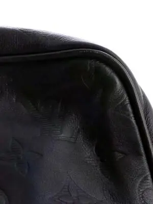 LOUIS VUITTON Monogram Shadow Leather Danube Pm Crossbody Bag - Black