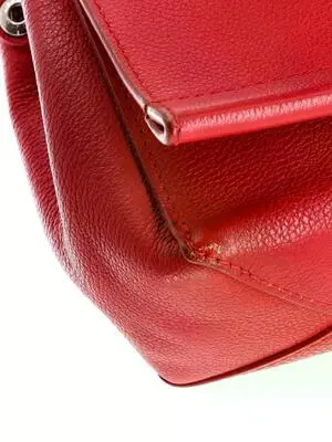 LOUIS VUITTON Lockme Ii Handbag Leather Bb Crossbody Bag - Red