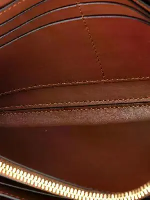 Burberry Icon Stripe E-canvas Wallet On Strap Crossbody Bag - Brown