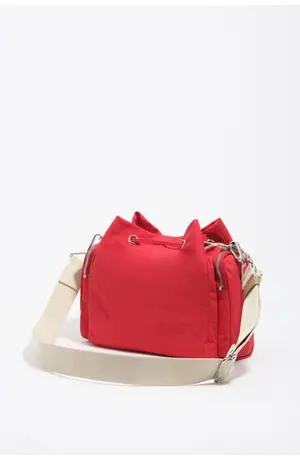 Bimba Y Lola Nylon Structure Crossbody Bag - Red