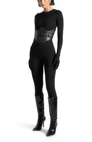 Manière De Voir Maniere De Voir Vegan Leather Corset Belt
